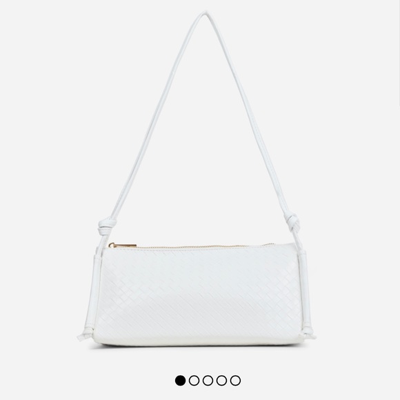 EGO | Bags | Nwt Ego Orchid Woven Knotted Strap Detail Rectangle Shaped ...